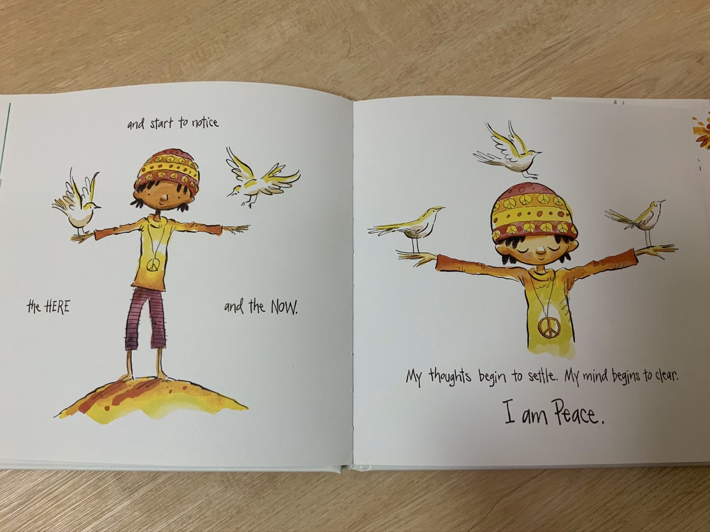 繪本：I Am Peace - 等待花開英文工作室